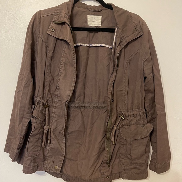 iris | Jackets & Coats | Greenish Brown Utility Jacket M | Poshmark